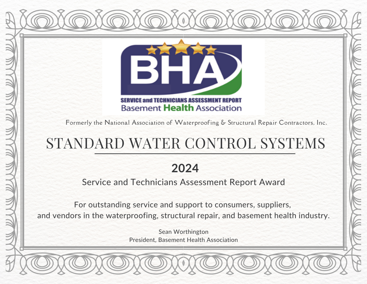 About - Standard Water
